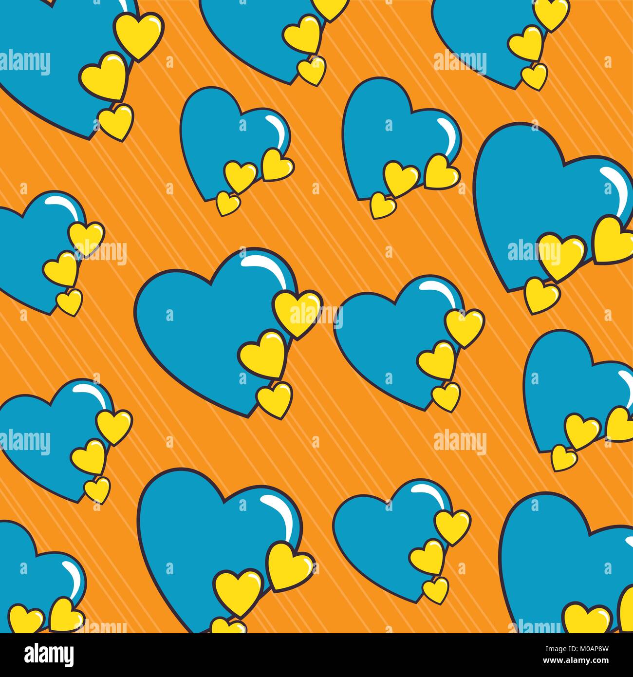 Love Cute Pop Art Stock Vector Image And Art Alamy