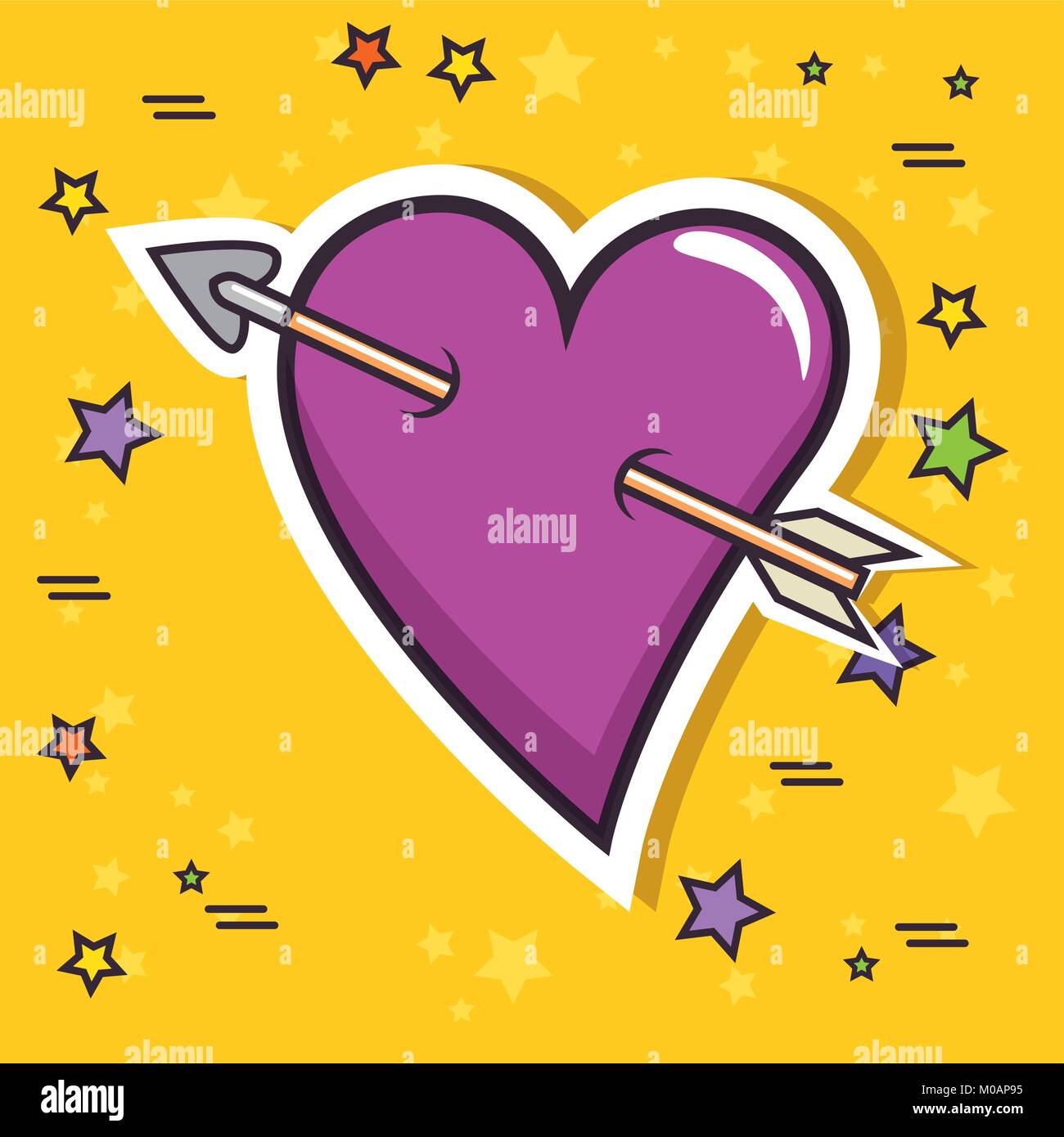 love cute pop art Stock Vector Image & Art - Alamy