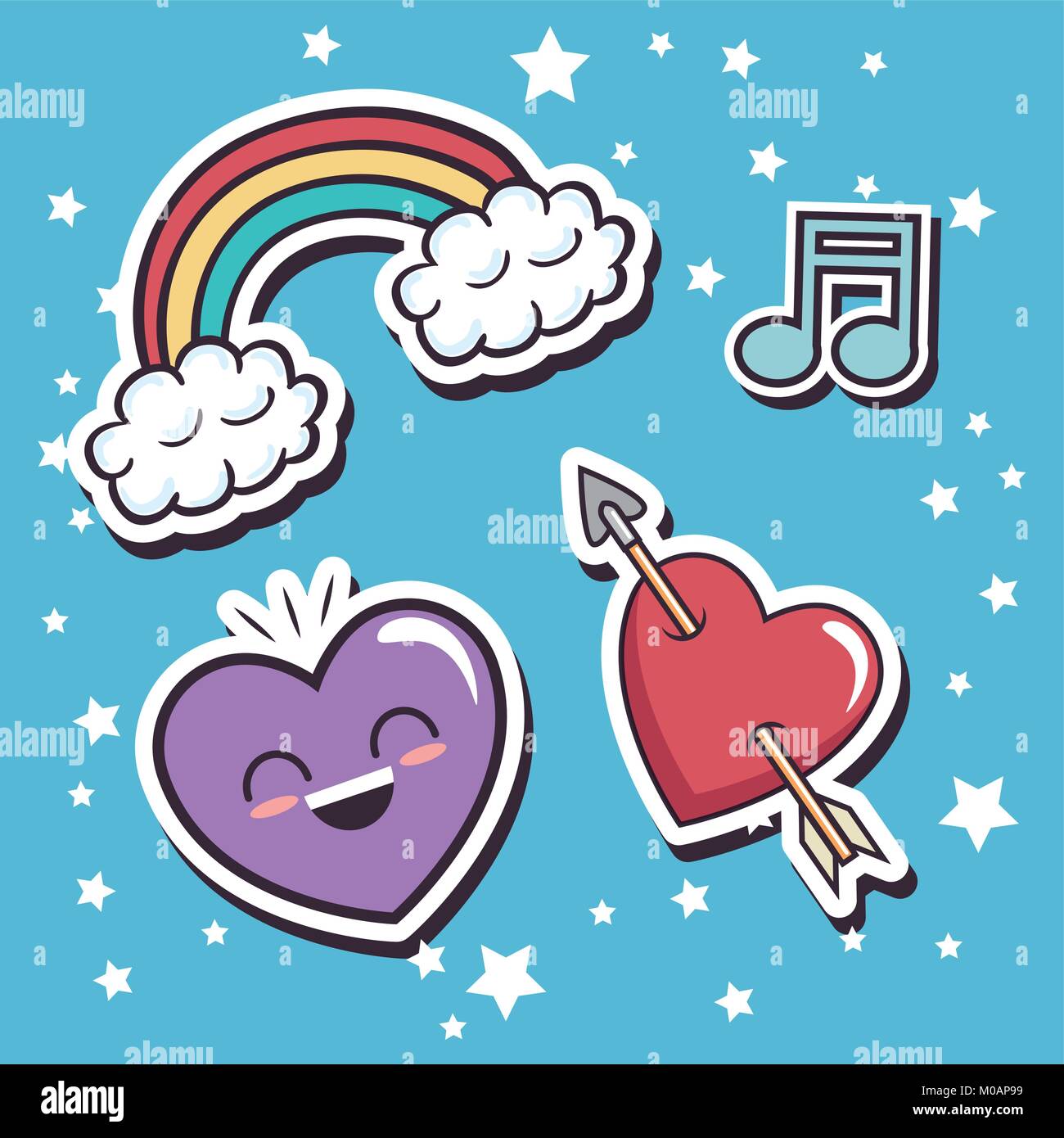 love cute pop art Stock Vector Image & Art - Alamy