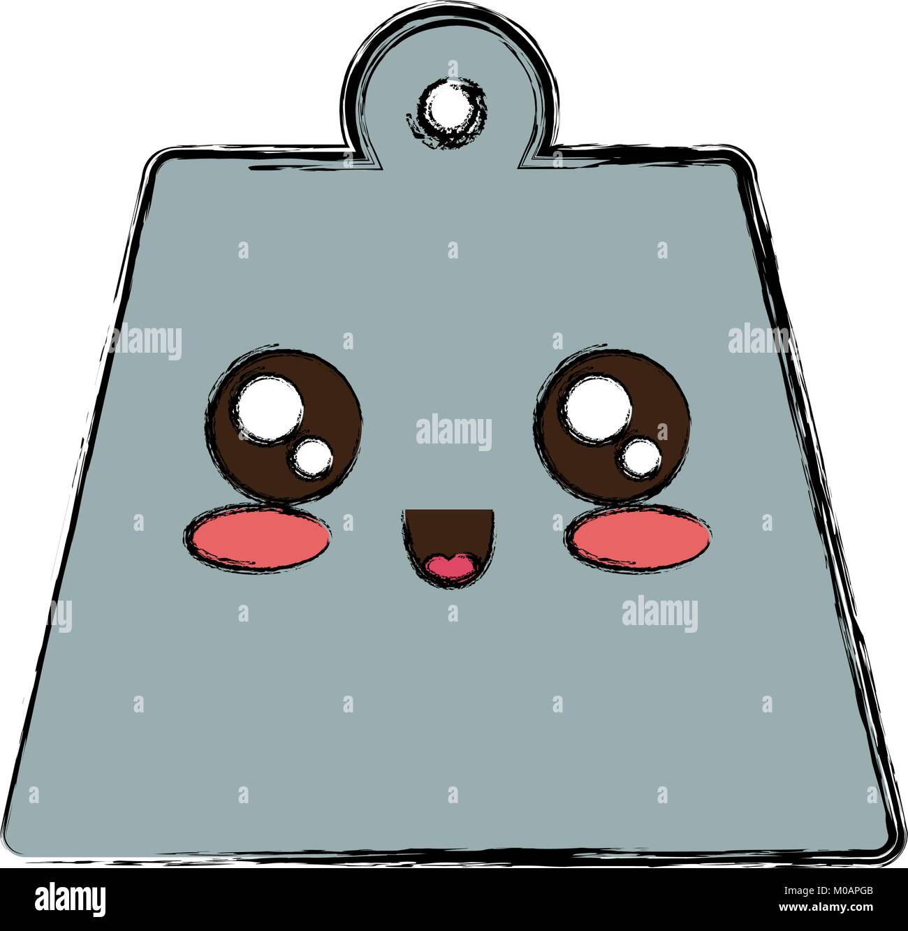 kawaii weight icon image Stock Vector Image & Art - Alamy