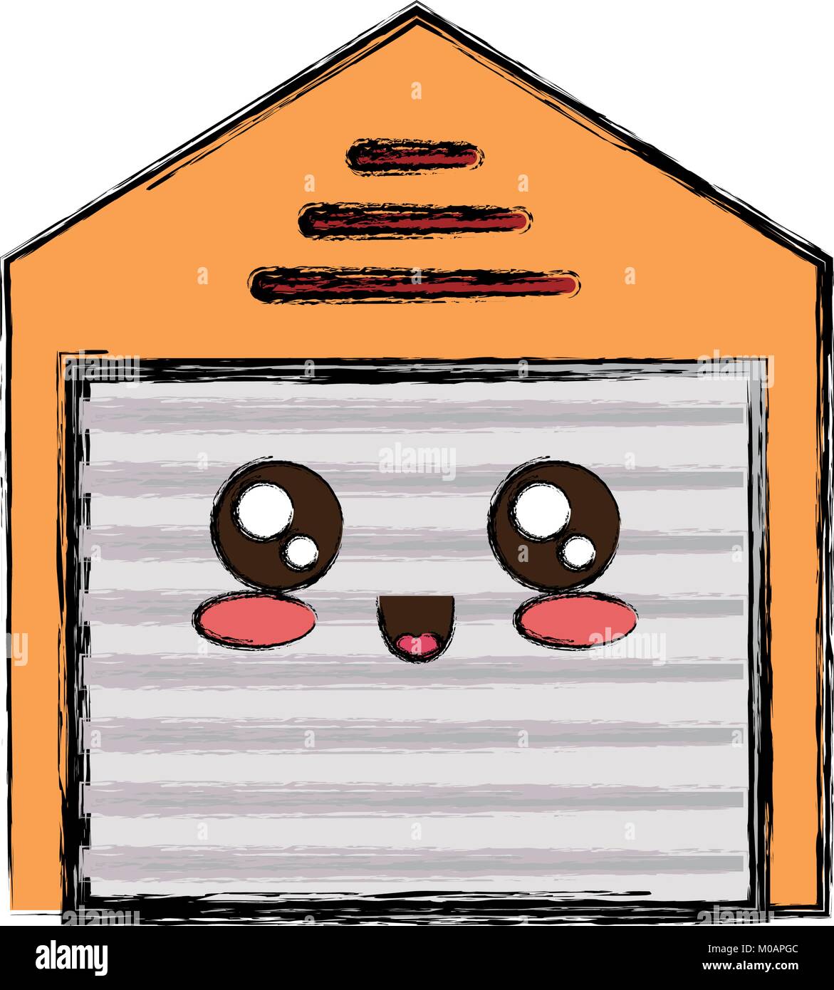 kawaii warehouse icon Stock Vector Image & Art - Alamy
