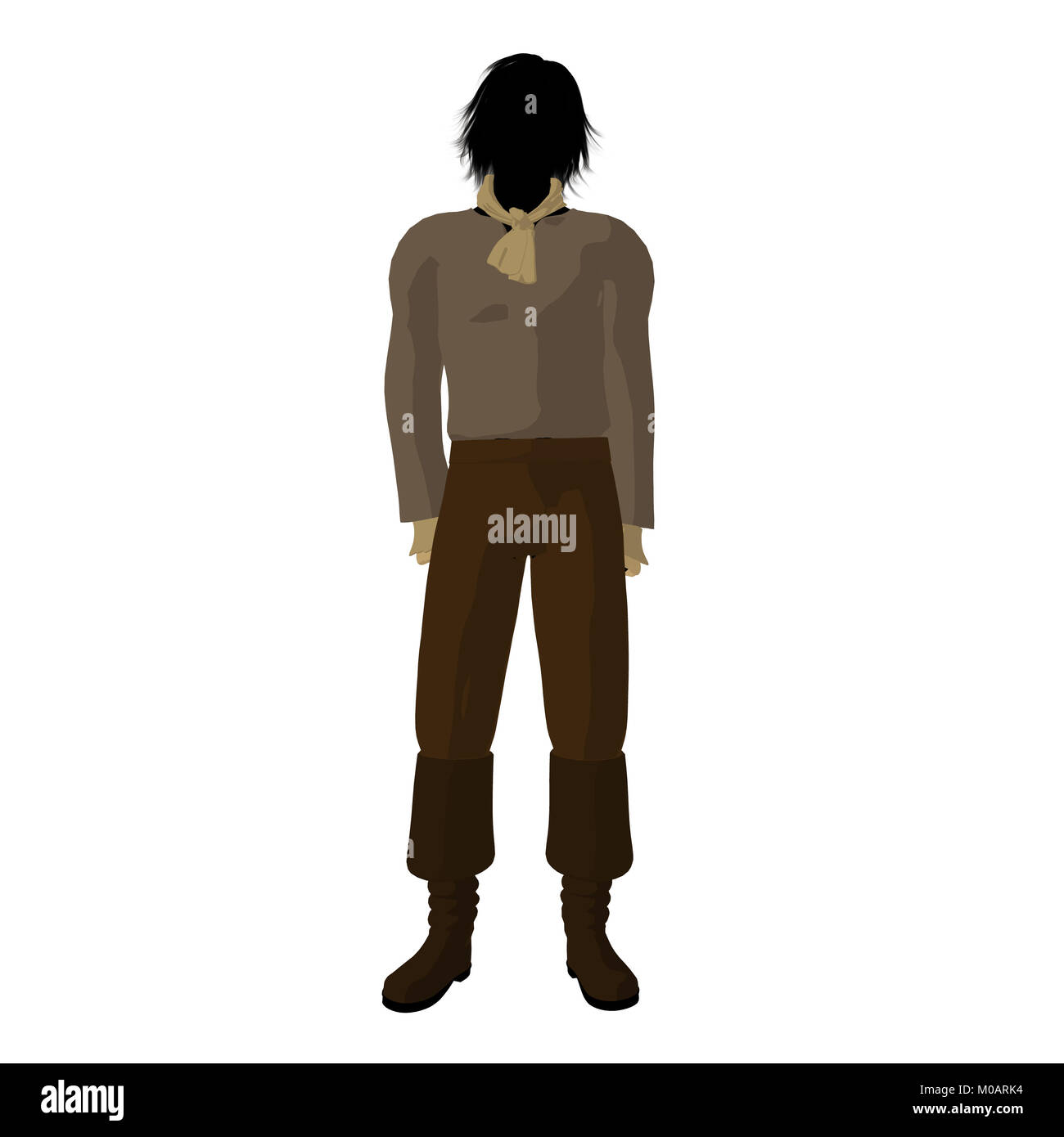 Ludwig van Beethoven silhouette on a white background Stock Photo - Alamy