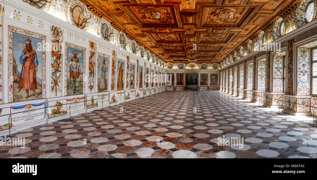 Spanish Hall, Schloss Ambras, Innsbruck, Austria Stock Photo - Alamy