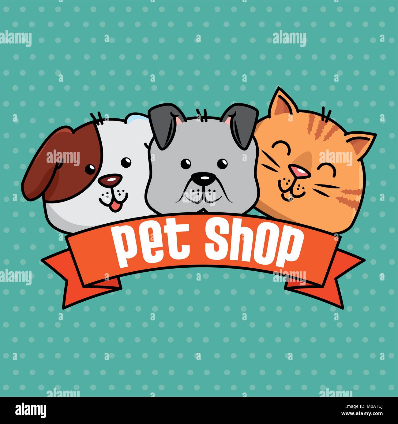 group mascots pet shop Stock Vector Image & Art - Alamy