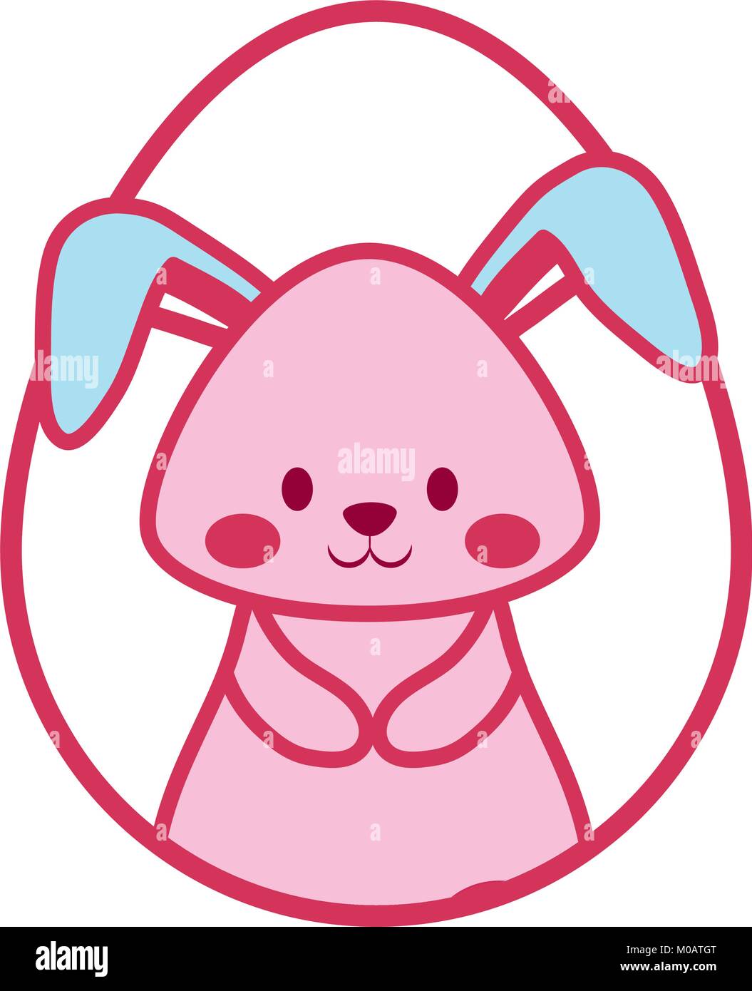 cute rabbit icon Stock Vector Image & Art - Alamy