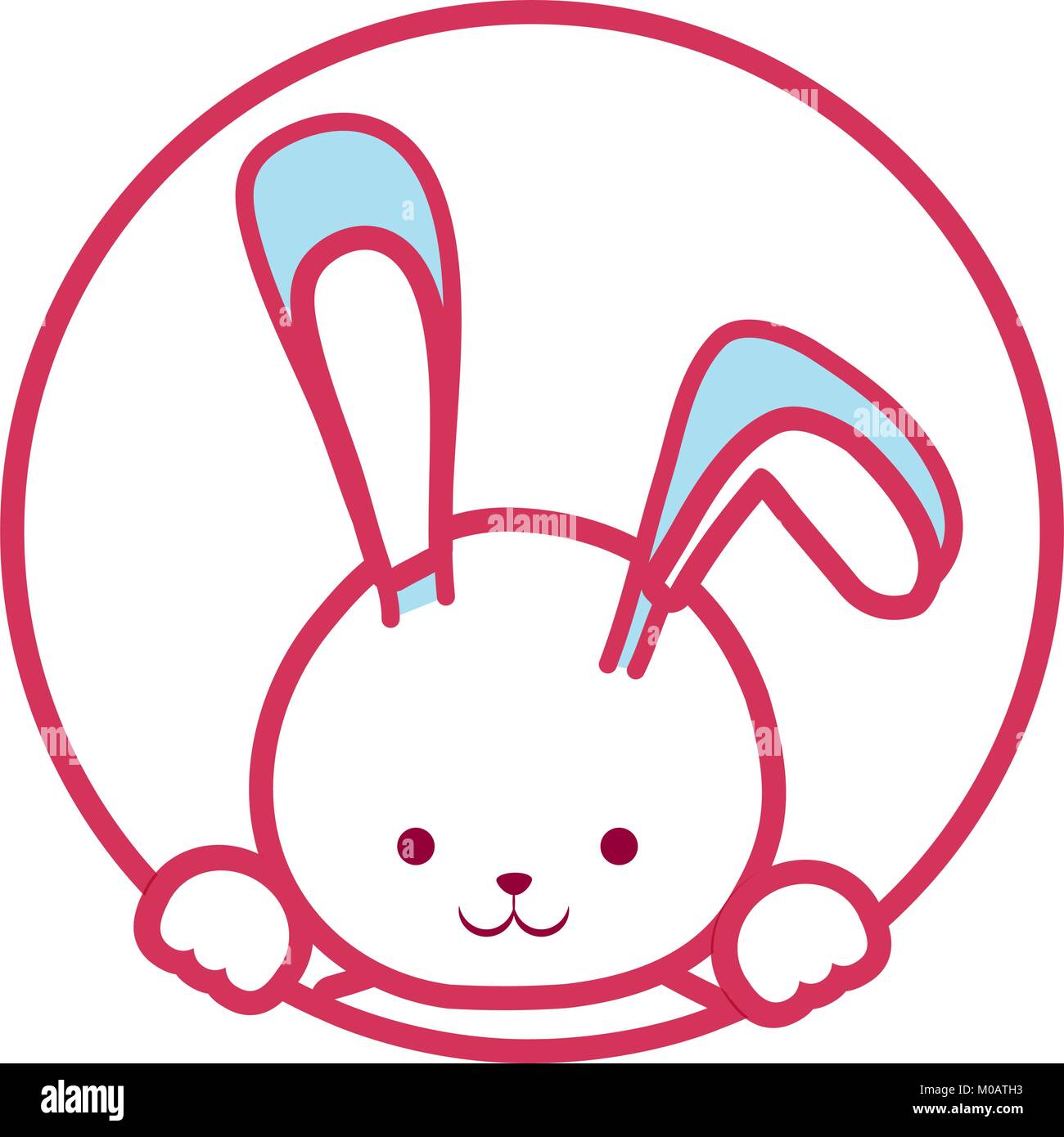 cartoon cute rabbit icon Stock Vector Image & Art - Alamy