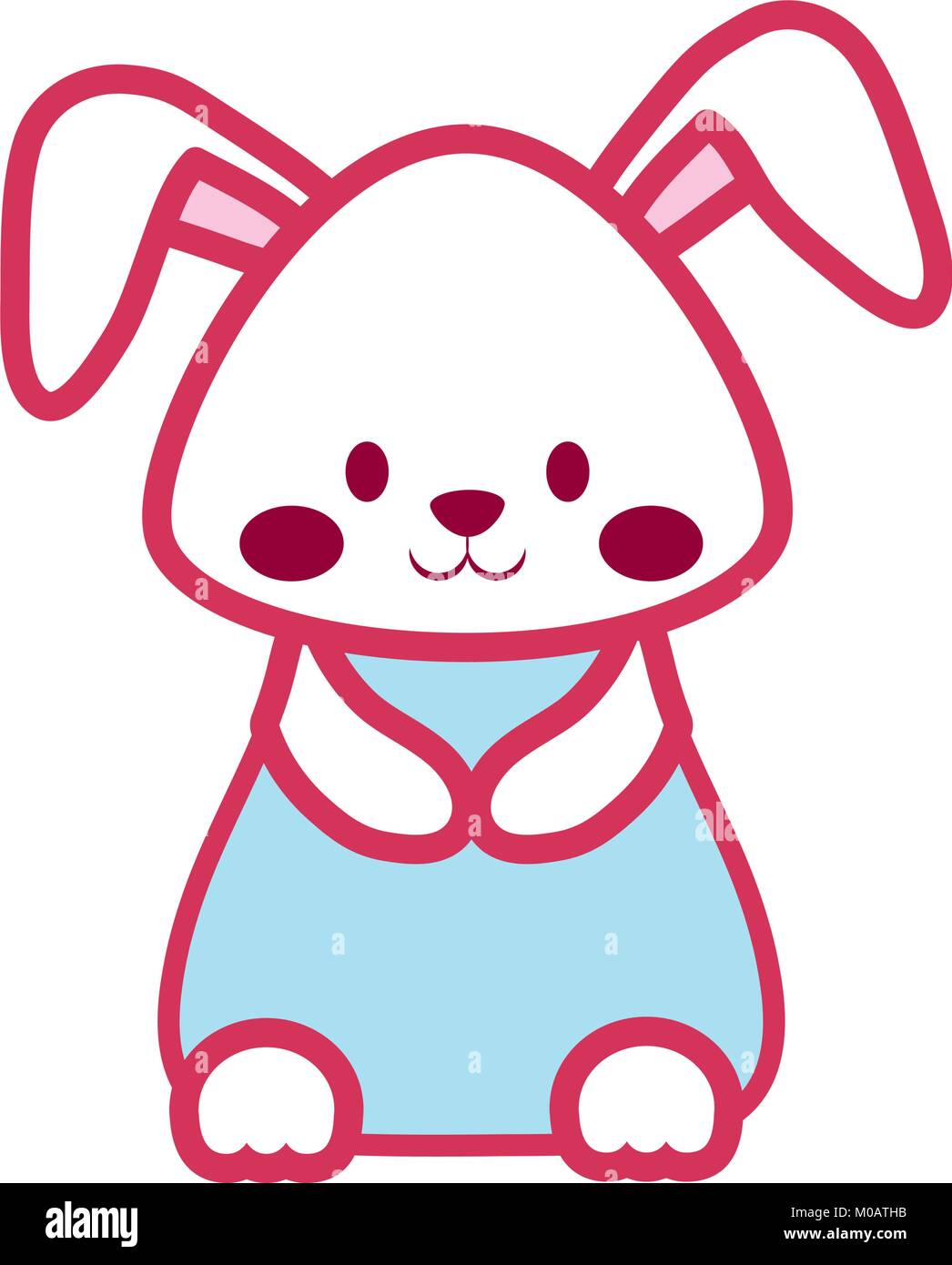 cartoon cute rabbit icon Stock Vector Image & Art - Alamy