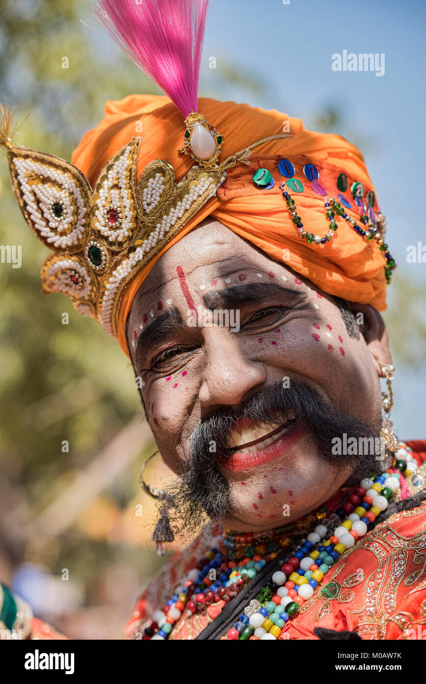 The colourful turbans of Rajasthan, India Stock Photo - Alamy
