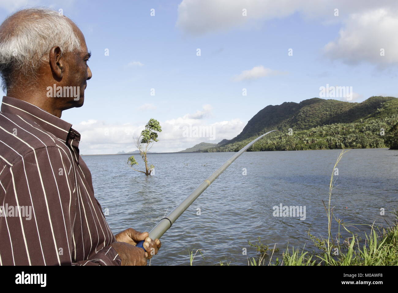 Mauritius second largest reservoir midlands dam reservoir is next to hi ...