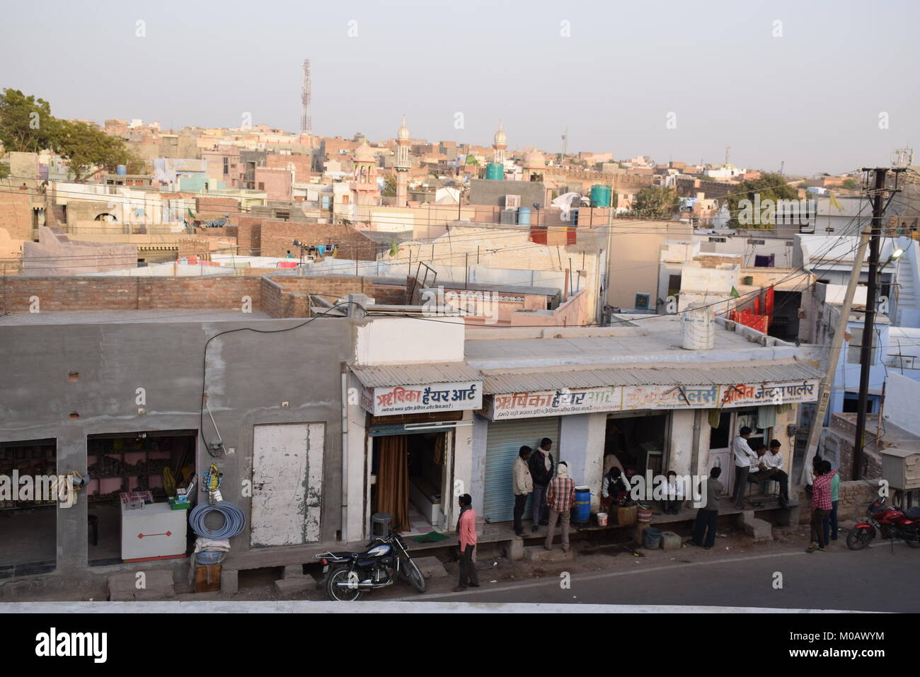 Overall view of the city of Bikaner in Rajasthan, India Stock Photo - Alamy