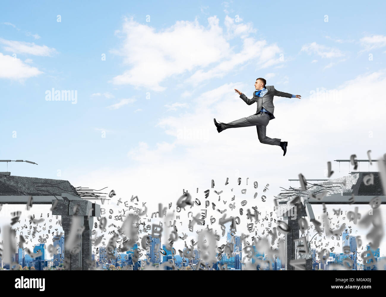 Problem and difficulties overcoming concept Stock Photo - Alamy
