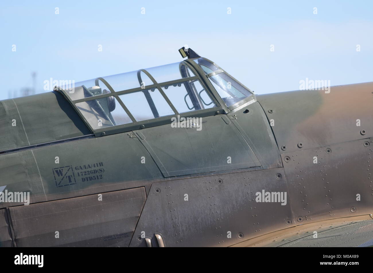 Hawker hurricane cockpit hi-res stock photography and images - Alamy