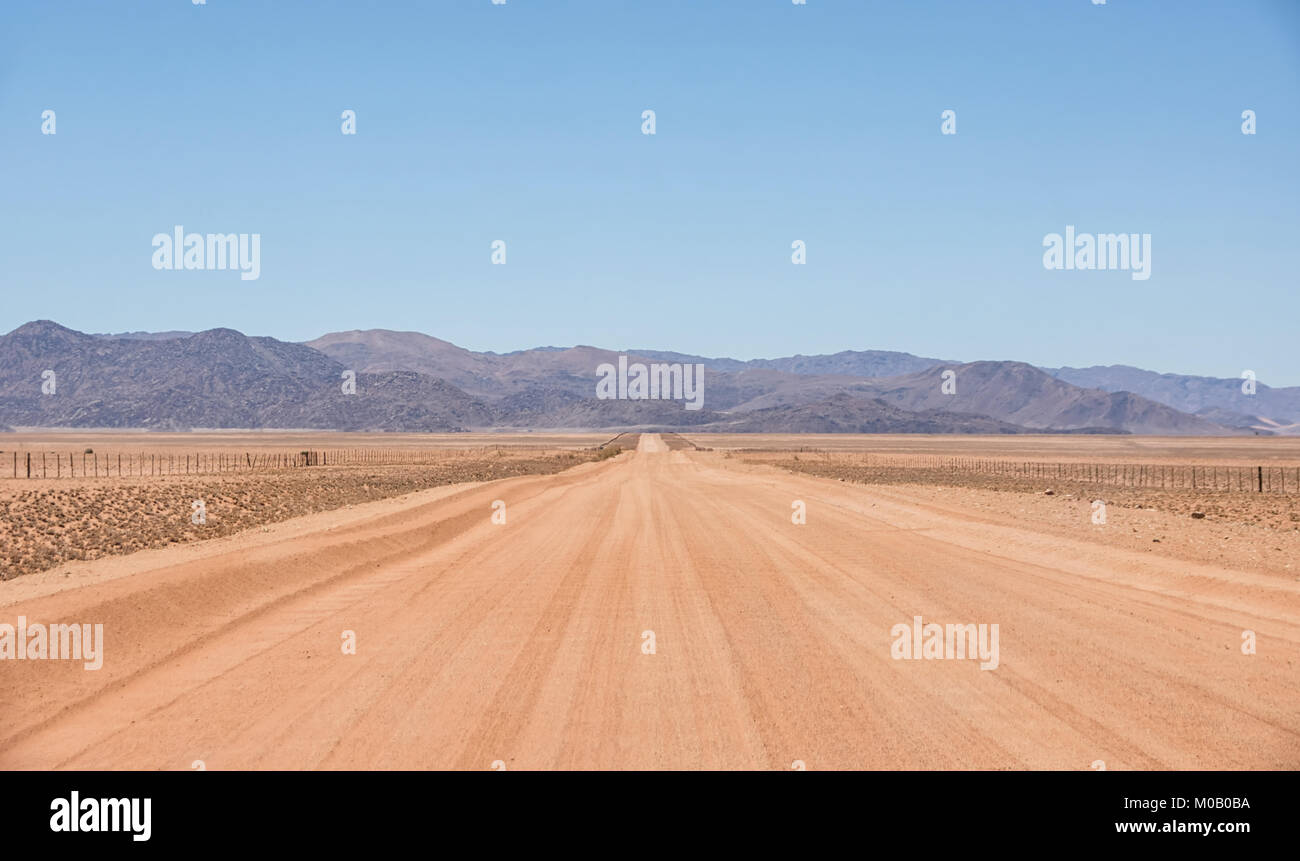 A wide open desert landscape in Namibia Stock Photo - Alamy
