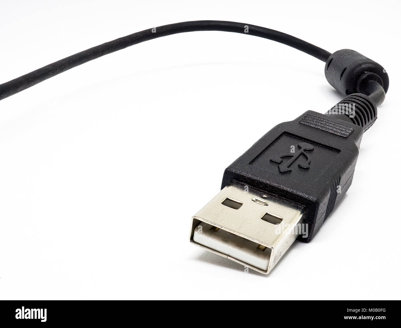 Usb Plug isolated on White Background Stock Photo - Alamy