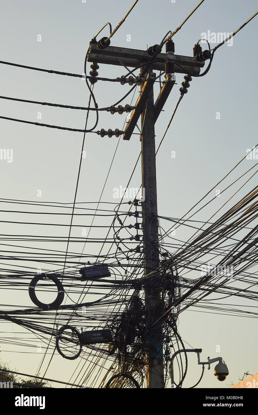 Pole overloaded hi-res stock photography and images - Alamy