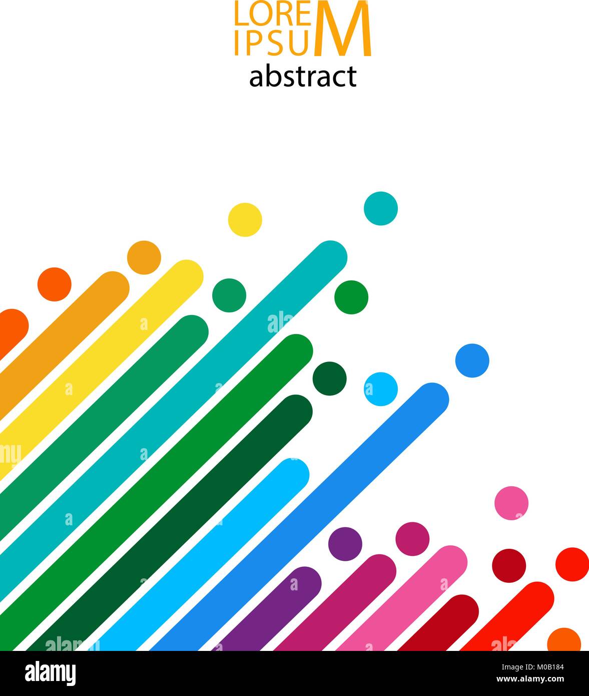 Bright colour paint lines Stock Vector Images - Alamy