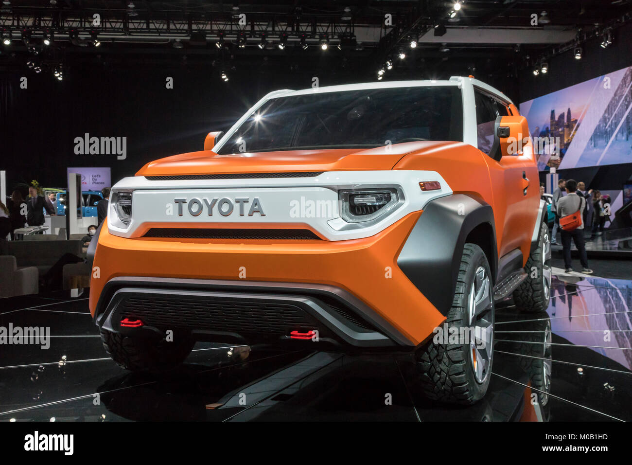 Detroit, Michigan - The Toyota FT-4X 4WD concept on display at the ...