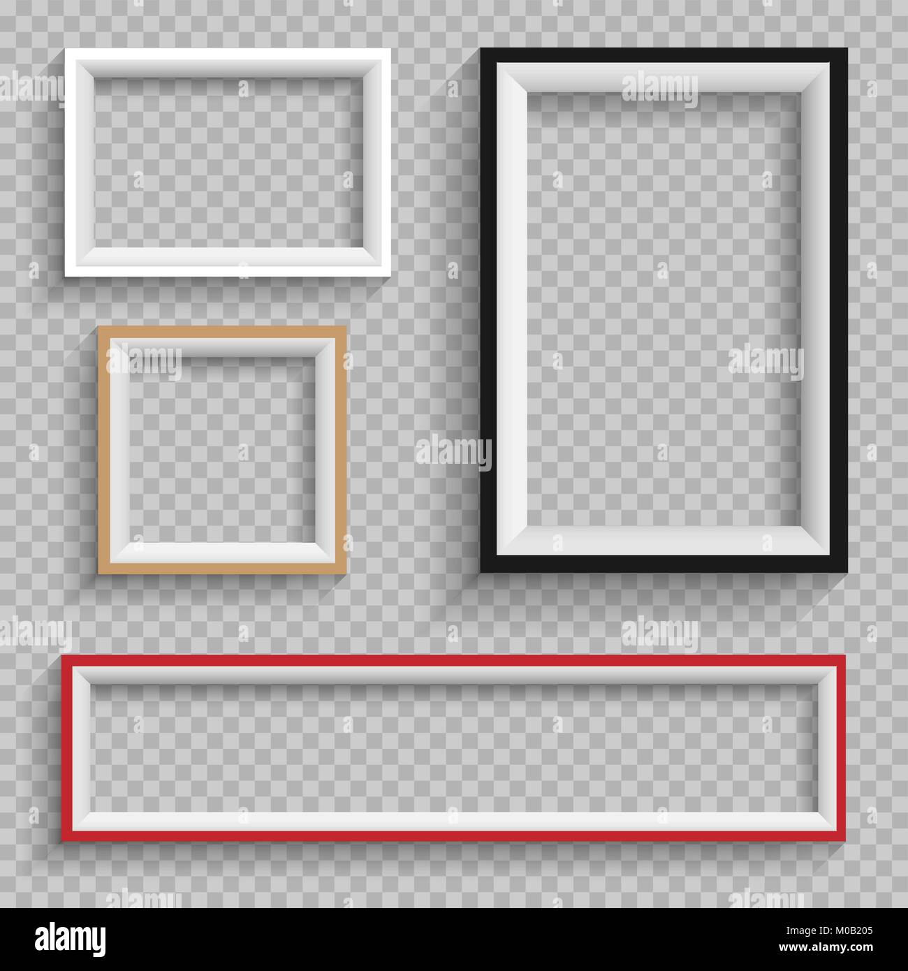 Rectangle frame on gray Stock Vector Images - Alamy