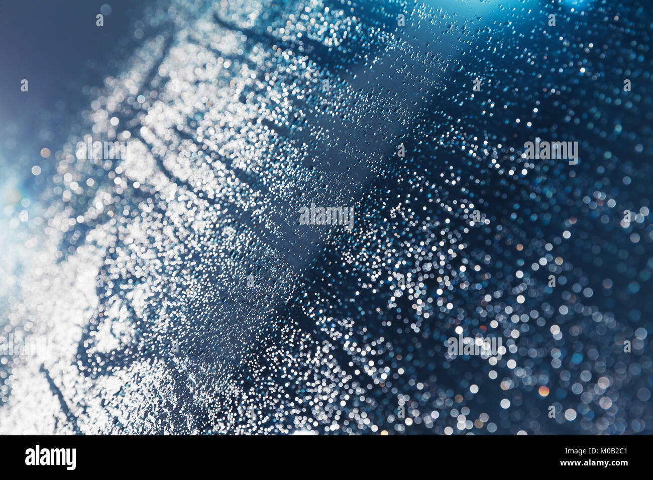 Water drops on window glass, background photo texture Stock Photo - Alamy