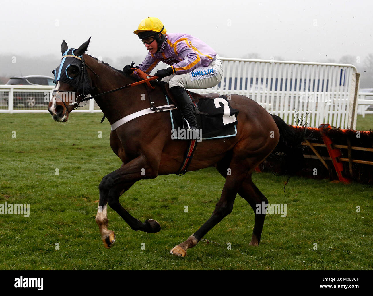 Jenkins and James Bowen clear the last flight before going on to win ...