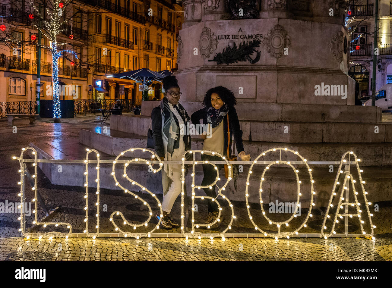 Largo do Chiado, Lisboa, Portugal Stock Photo - Alamy