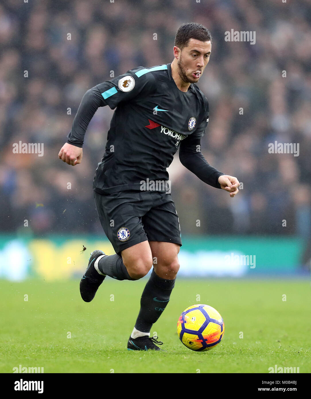 Chelsea's Eden Hazard during the Premier League match at the AMEX ...