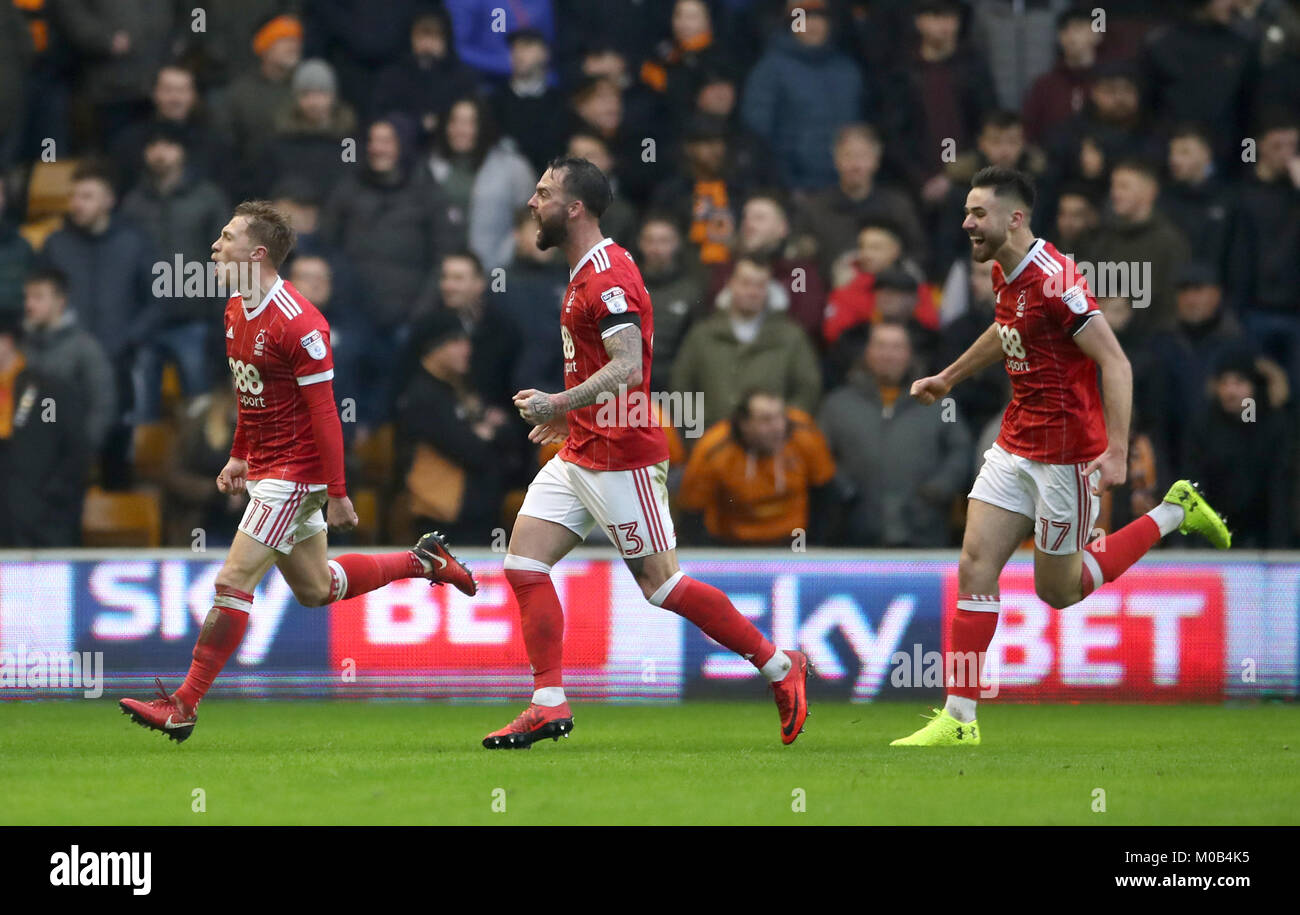 Nottingham forests ben osborn celebrates hi-res stock photography and ...