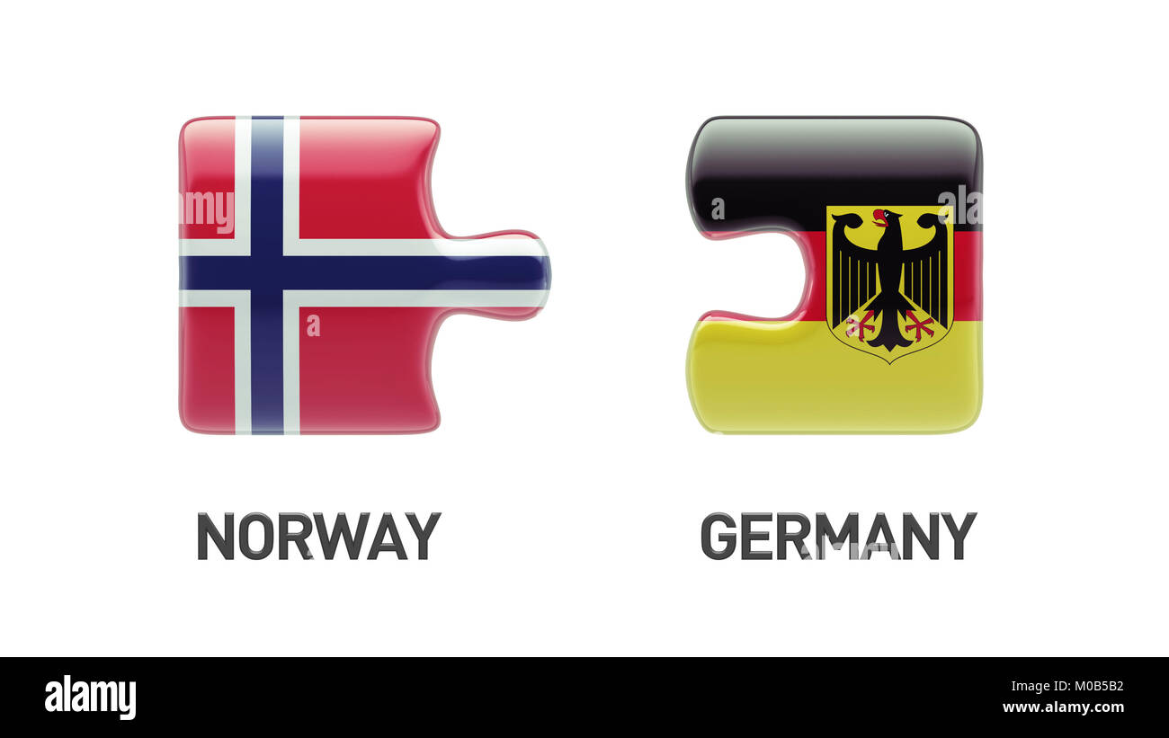 Norway Germany High Resolution Puzzle Concept Stock Photo - Alamy