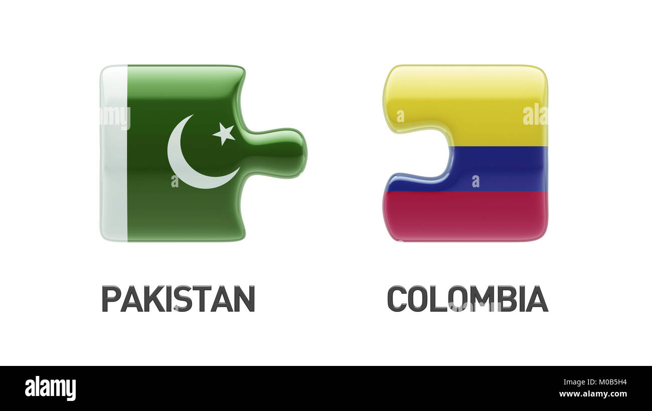 Colombia pakistan flag hi-res stock photography and images - Alamy