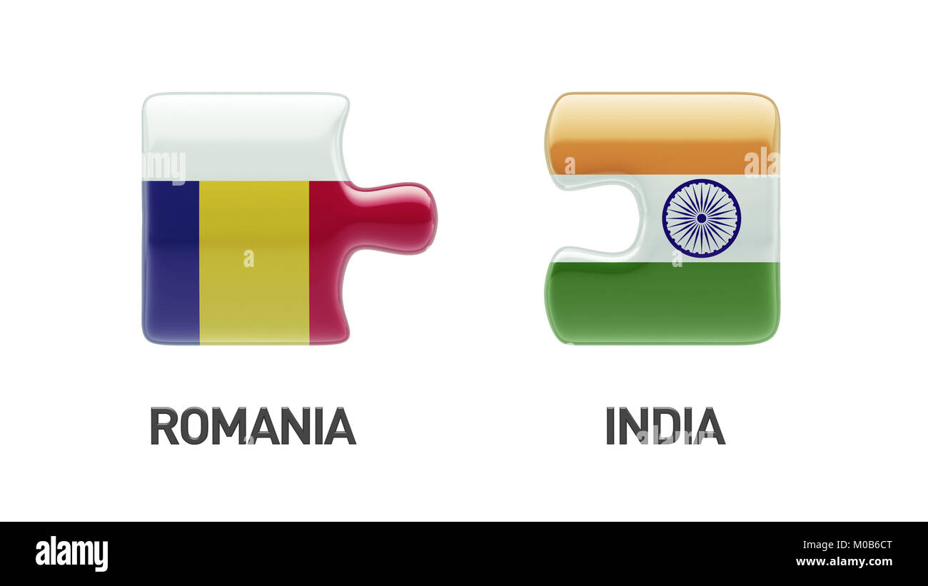 Romania india flag hi-res stock photography and images - Alamy