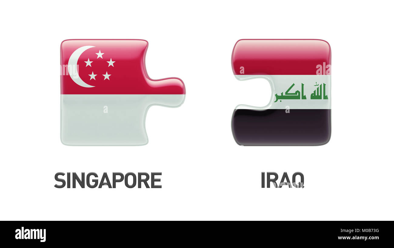 Singapore iraq flag hi-res stock photography and images - Alamy