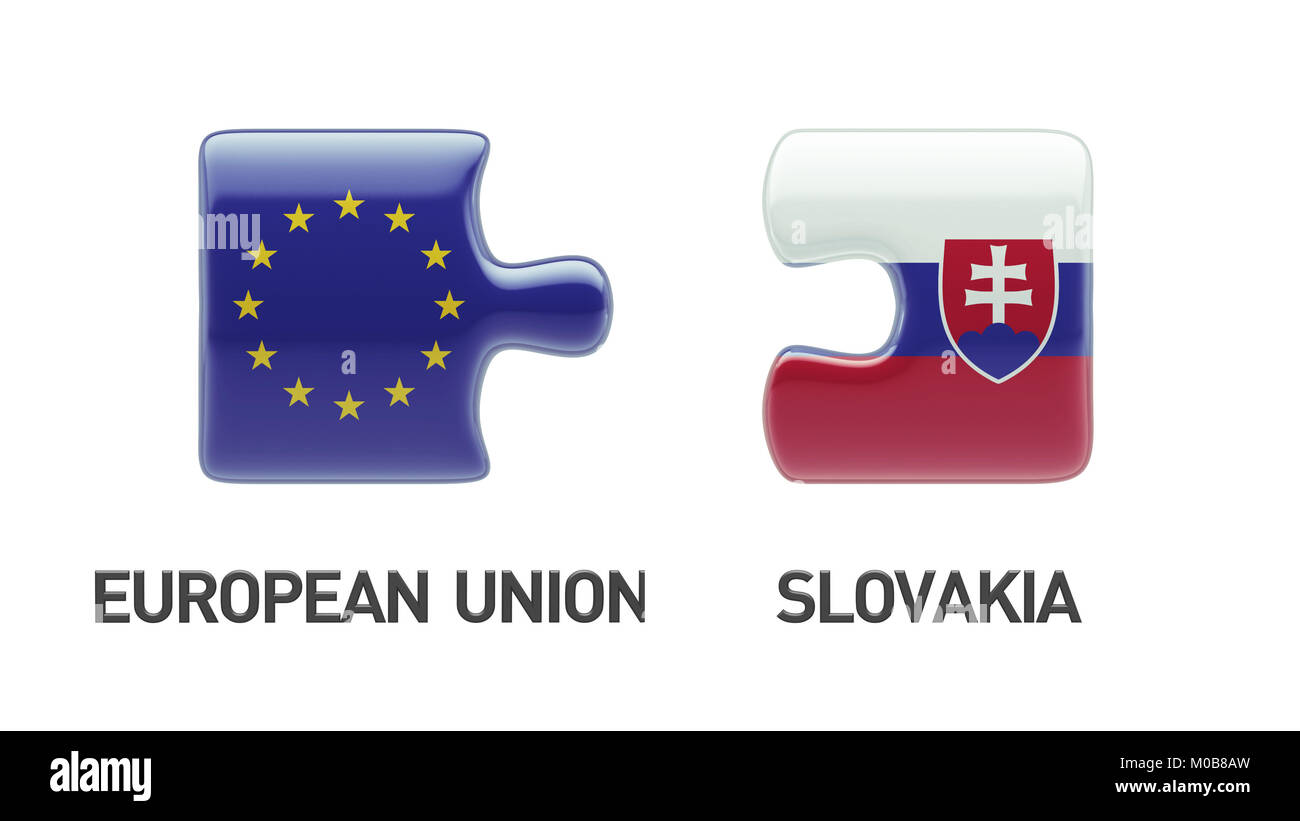 European Union Slovakia High Resolution Puzzle Concept Stock Photo - Alamy