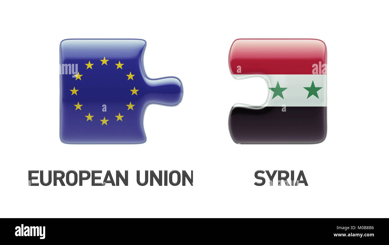Syria European Union High Resolution Puzzle Concept Stock Photo - Alamy