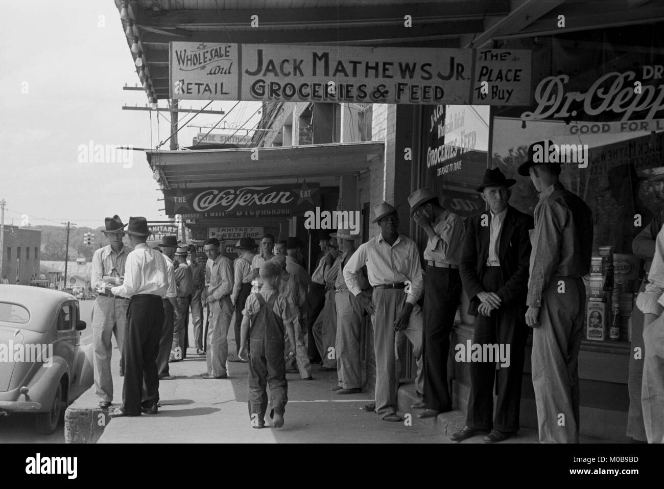 Street scene, San Street scene, San Augustine, Texas Stock Photo - Alamy