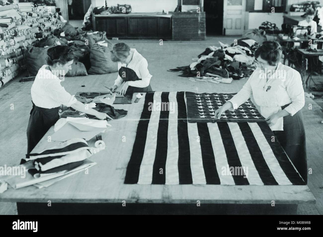 Cutting flag stripes hi-res stock photography and images - Alamy