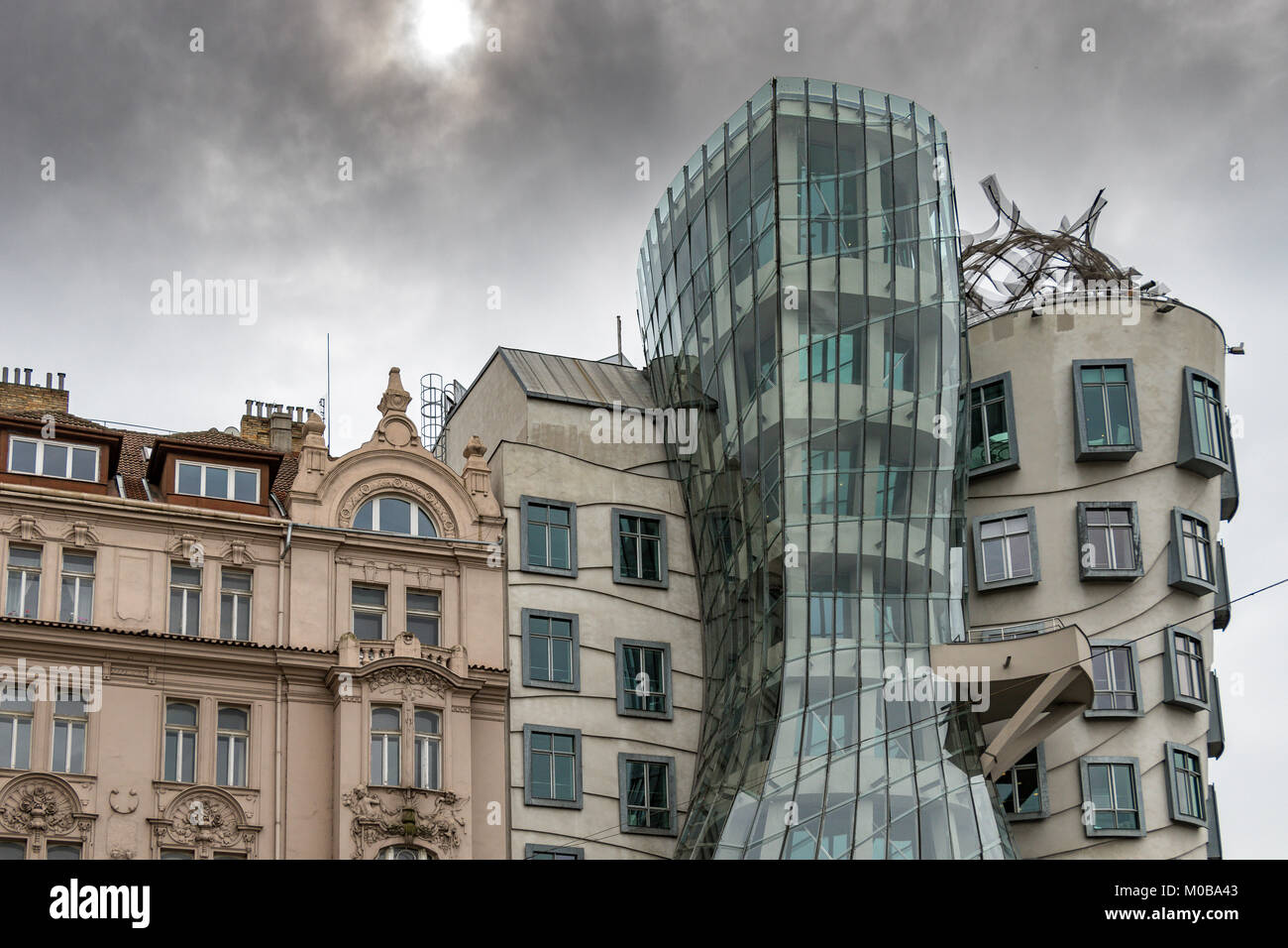 The Dancing House a significant landmark Building in Prague with a ...