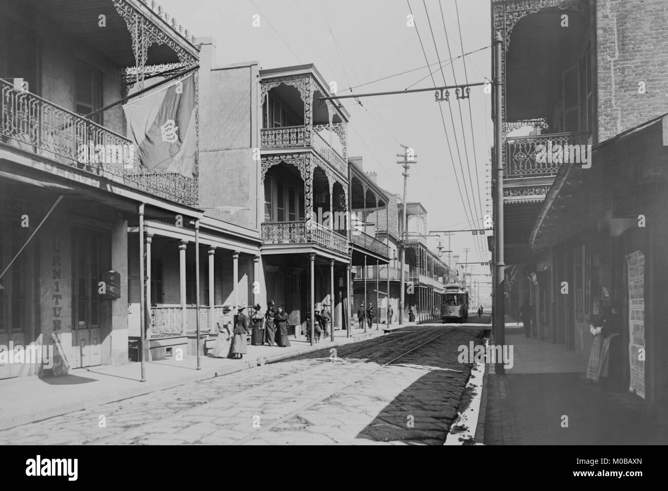 Louisiana french quarter Black and White Stock Photos & Images - Alamy