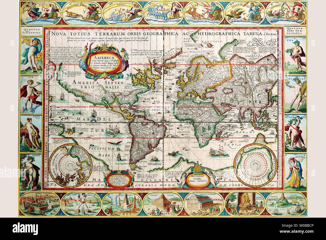 Map of the Americas Stock Photo - Alamy