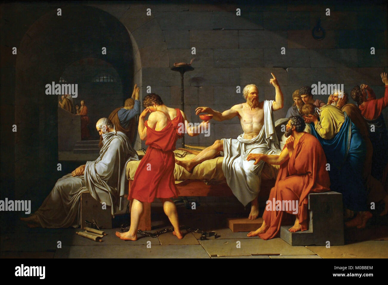 Death of Socrates Stock Photo - Alamy