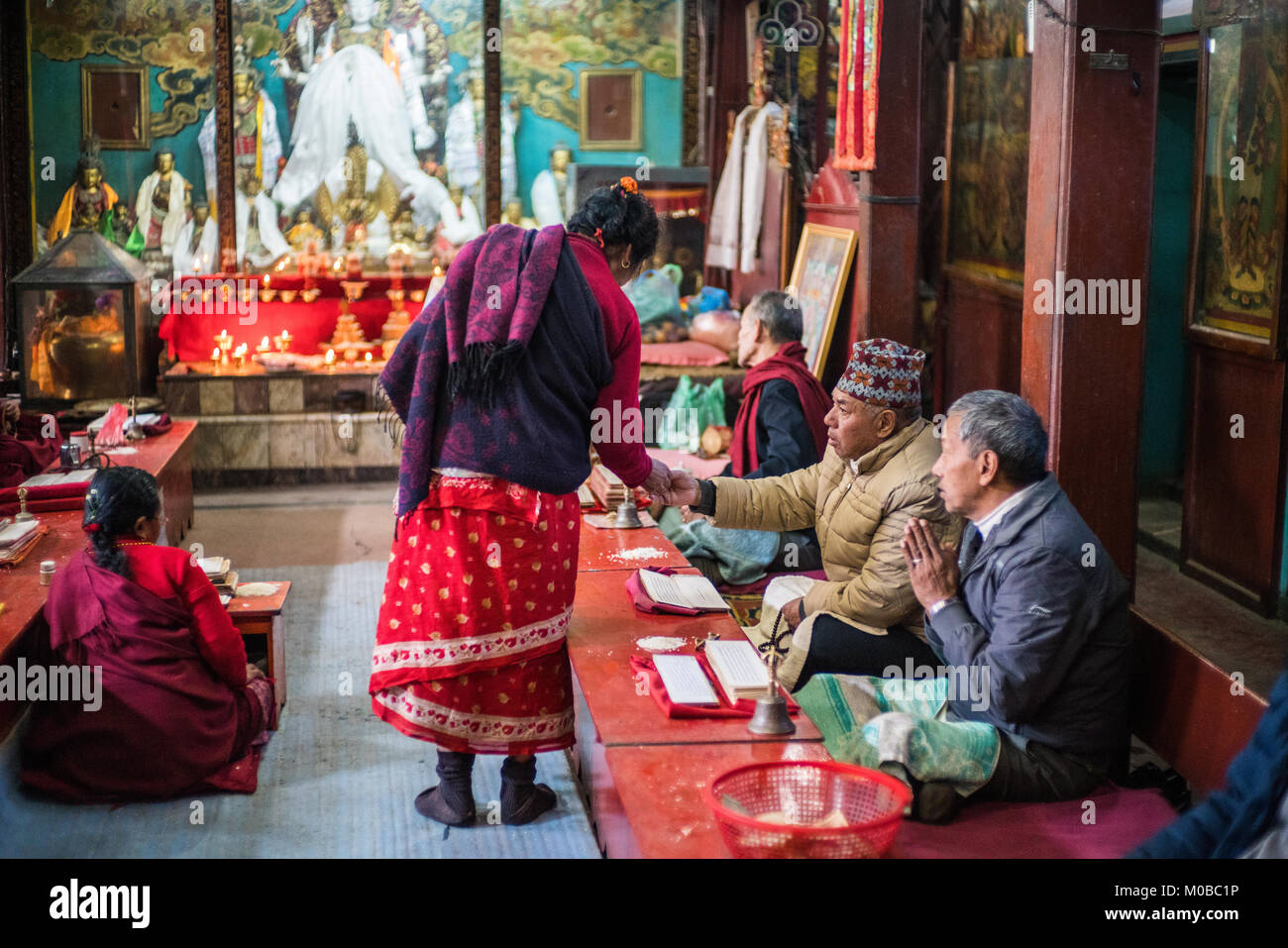 The Golden Temple in Patan, Nepal, Asia Stock Photo - Alamy
