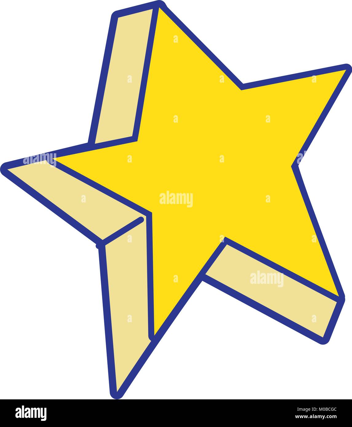 full color cute bright star art design Stock Vector Image & Art - Alamy