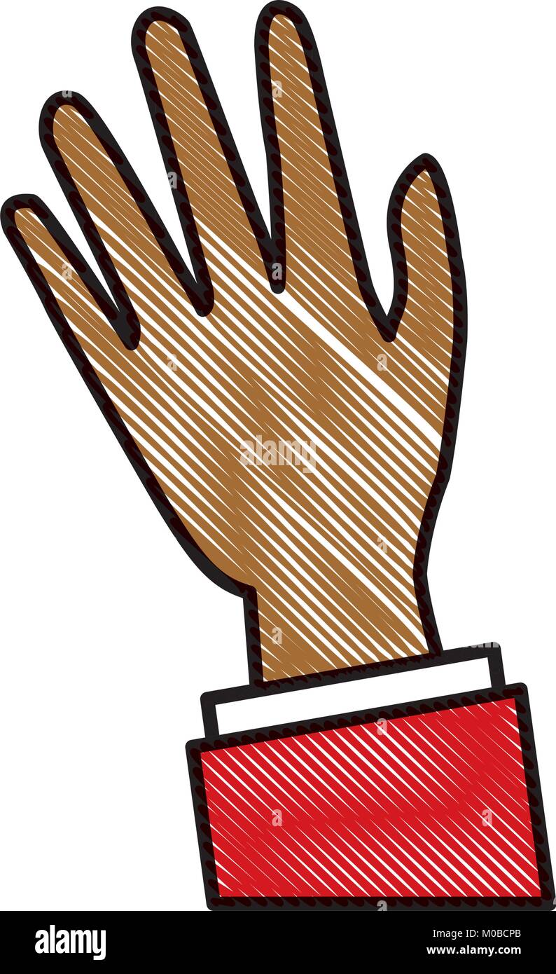 Hand with palm open Stock Vector Image & Art - Alamy