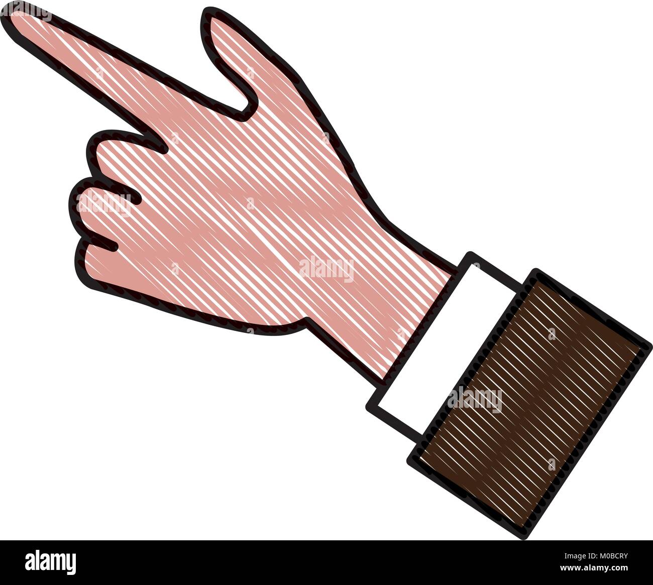 Finger Pointing Silhouette Stock Photos & Finger Pointing Silhouette ...