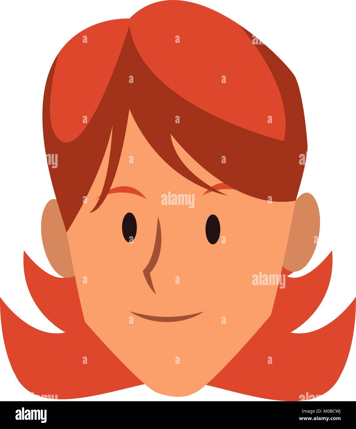 Woman face smiling cartoon Stock Vector Image & Art - Alamy