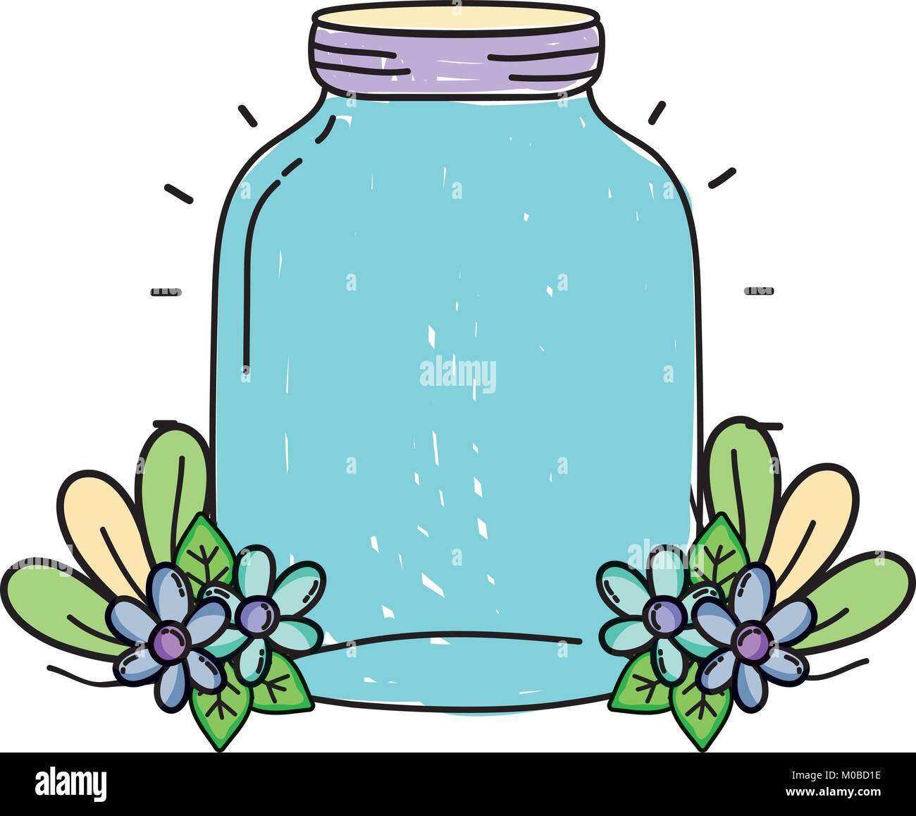 Middle flowers Stock Vector Images - Alamy