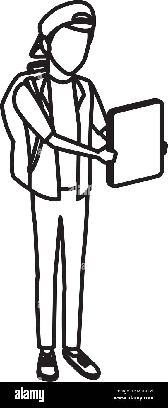 Young man student cartoon Stock Vector Image & Art - Alamy