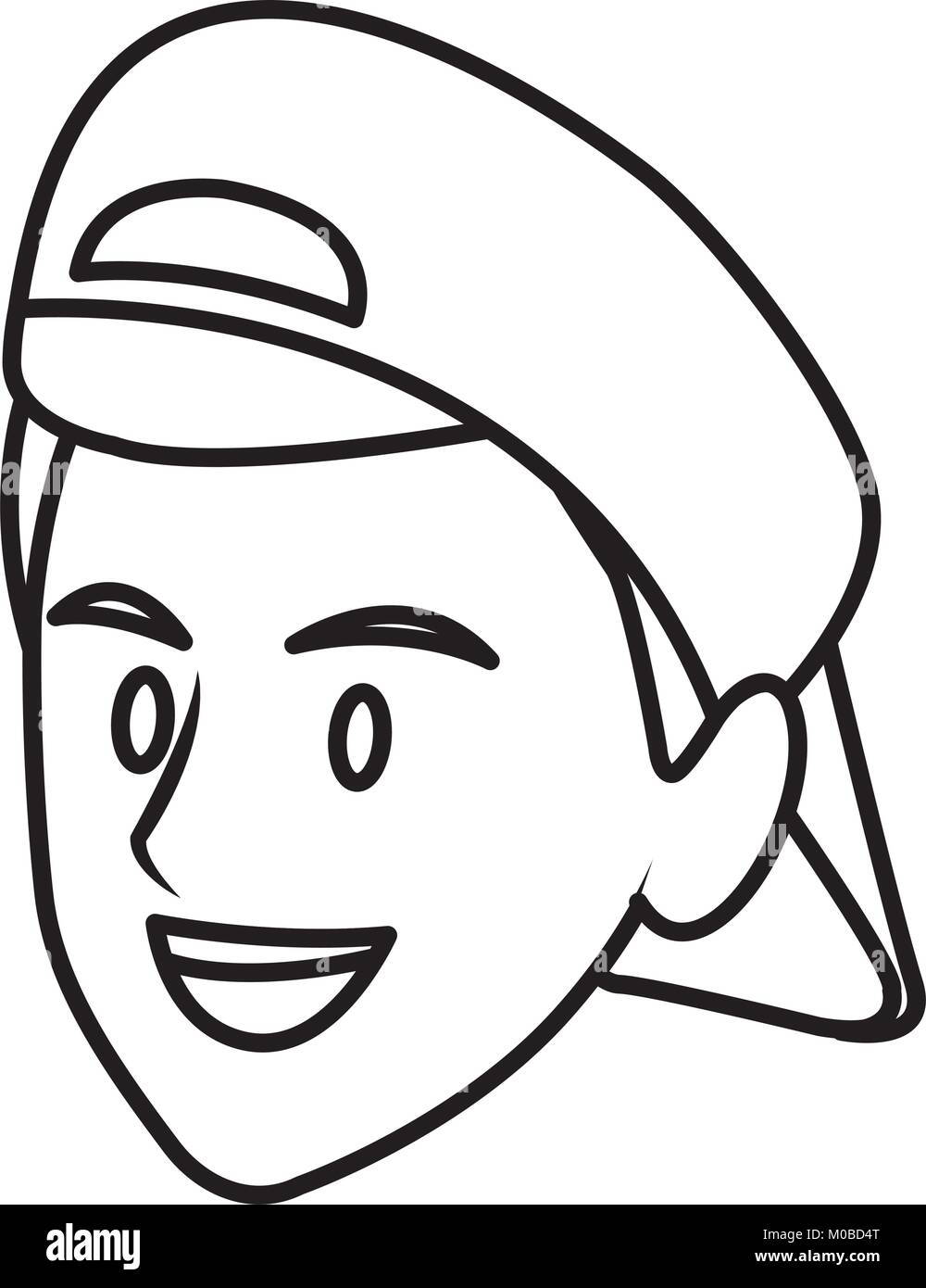 Back young black man Stock Vector Images - Alamy