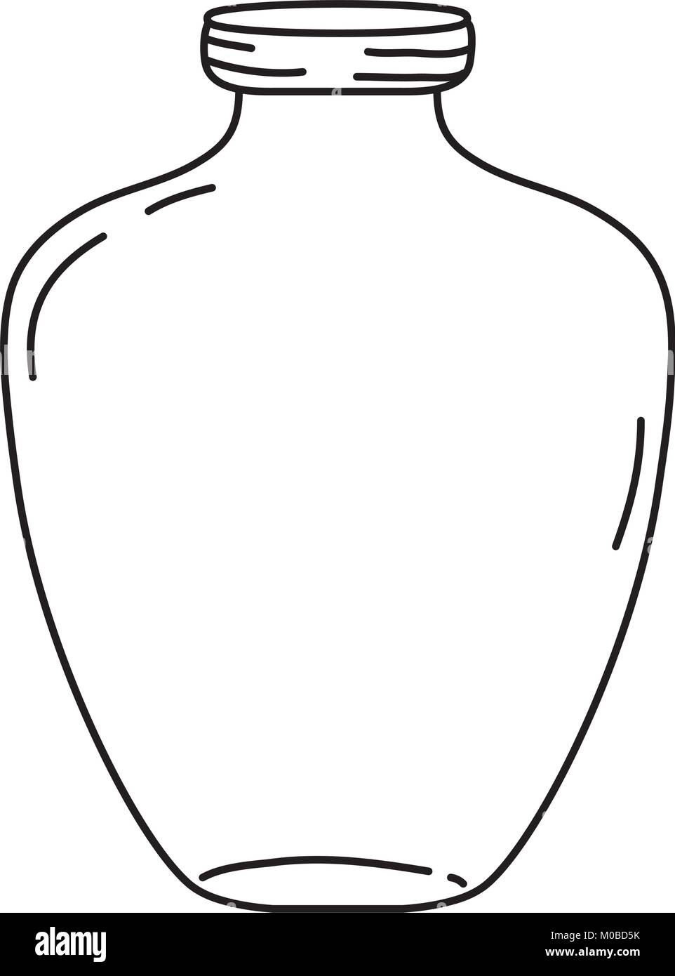 line middle mason jar preserve style Stock Vector Image & Art - Alamy