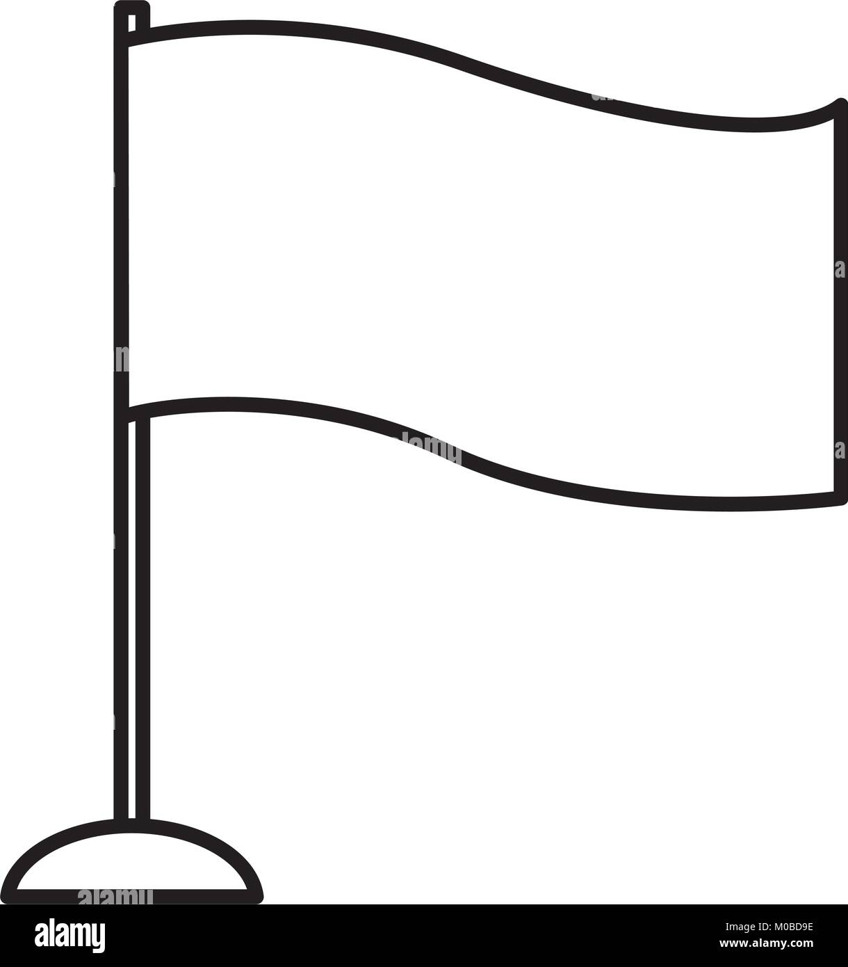 Blank flag nobody Stock Vector Images - Alamy