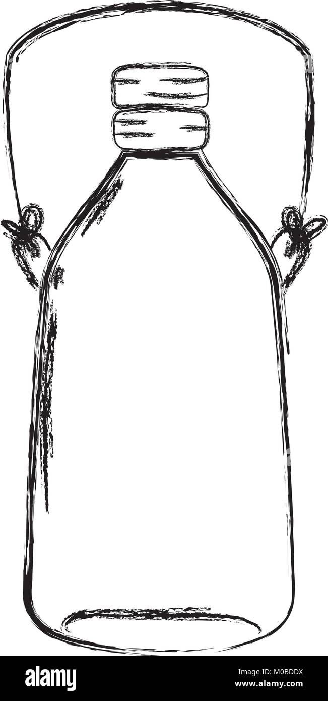 grunge long mason jar with wire handle Stock Vector Image & Art - Alamy